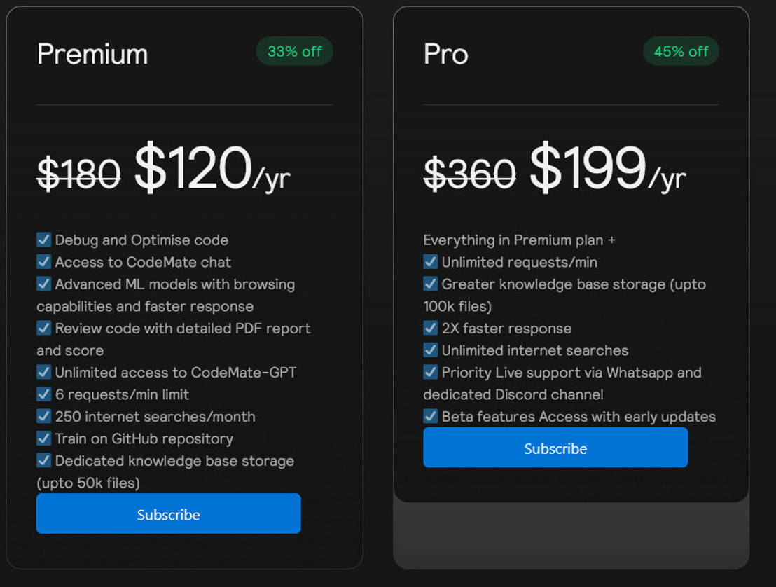 CodeMate Pricing, Reviews and Features (December 2023) - SaaSworthy.com