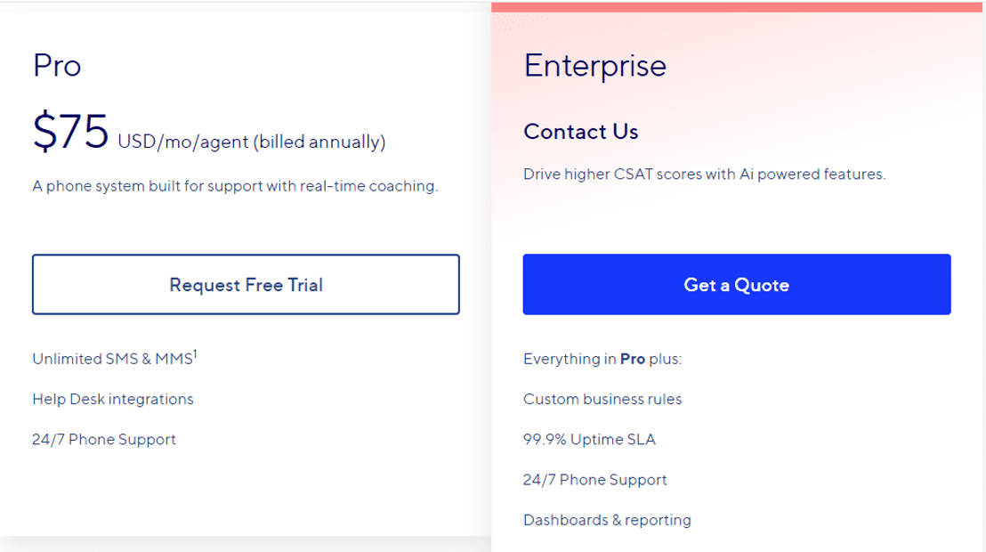 Dialpad Contact Center Pricing: Cost and Pricing plans
