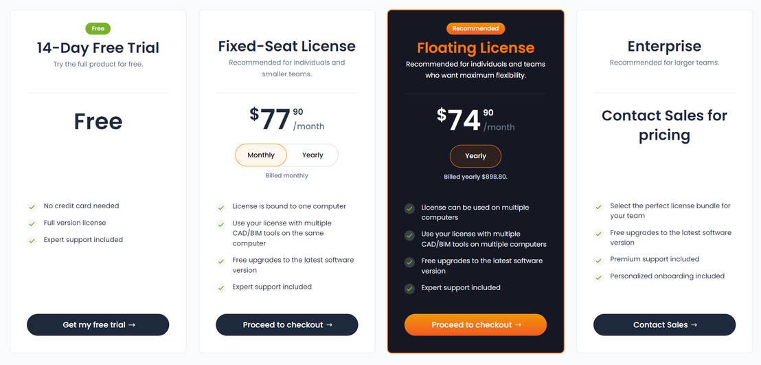 Enscape Pricing: Cost and Pricing plans