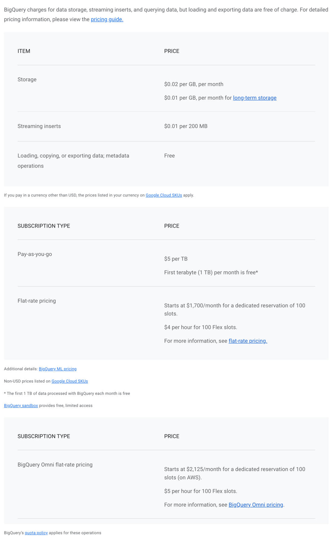 Google BigQuery Pricing, Reviews and Features (November 2022 ...
