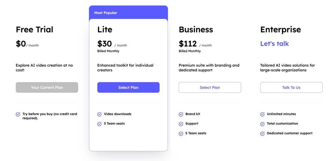 Hour One Pricing: Cost and Pricing plans