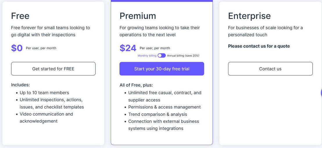 iAuditor Pricing, Reviews and Features (December 2022) - SaaSworthy.com