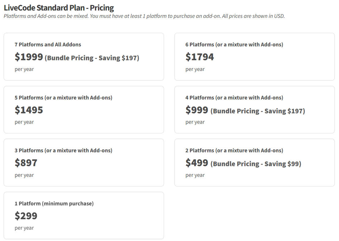 LiveCode Pricing, Reviews and Features (November 2022) - SaaSworthy.com