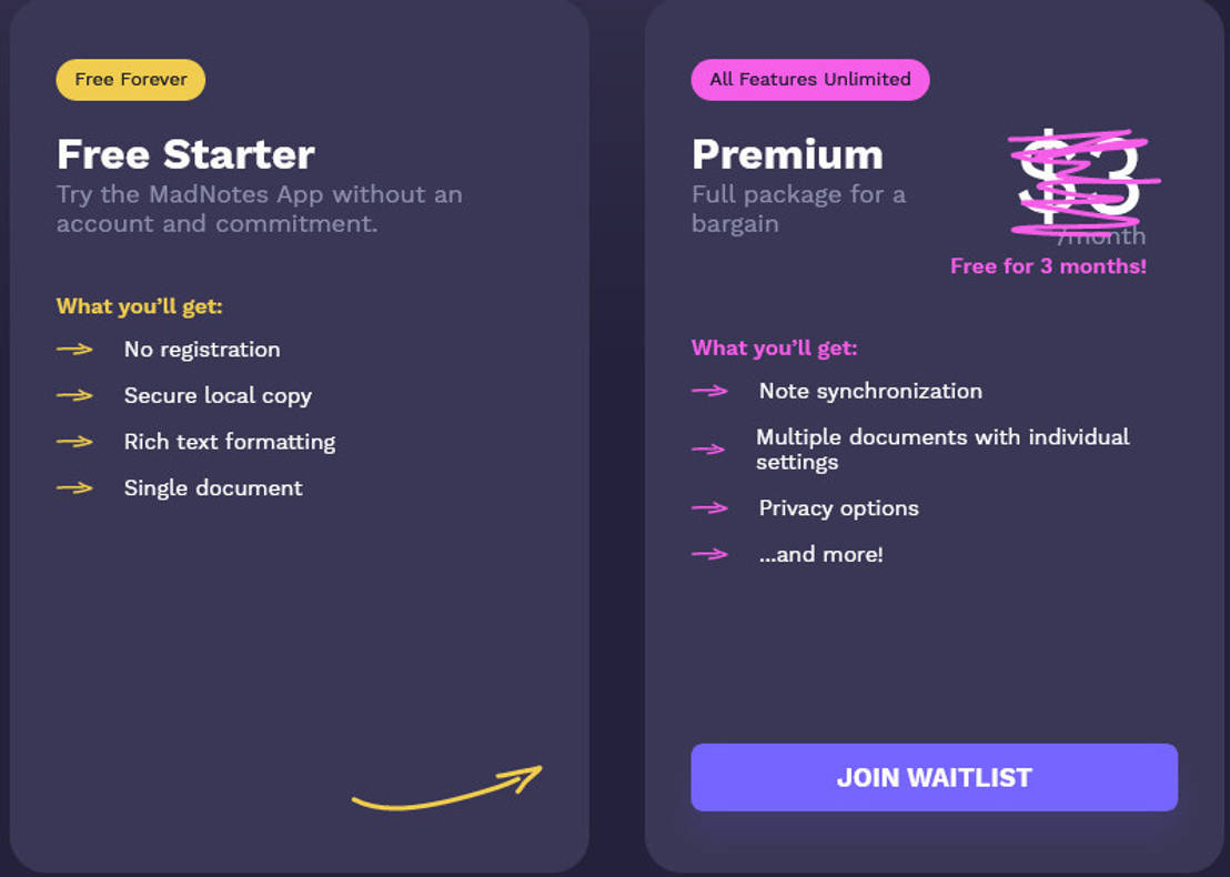 MadNotes Pricing, Reviews and Features (January 2023) - SaaSworthy.com