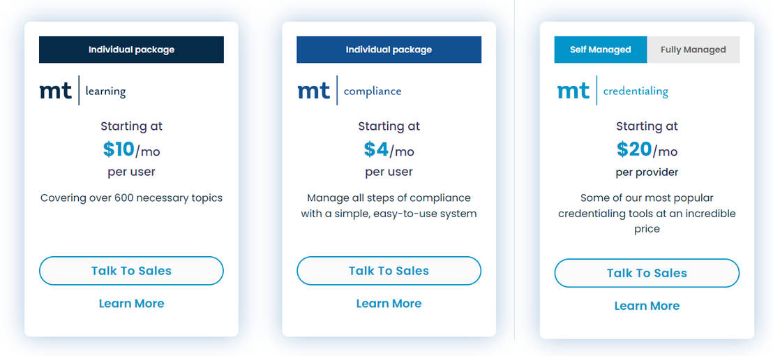 MedTrainer Pricing: Cost and Pricing plans