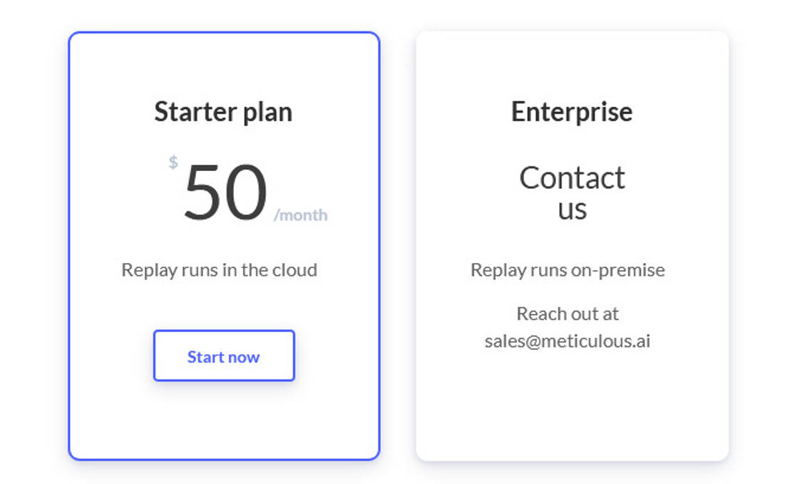 Meticulous Pricing: Cost and Pricing plans