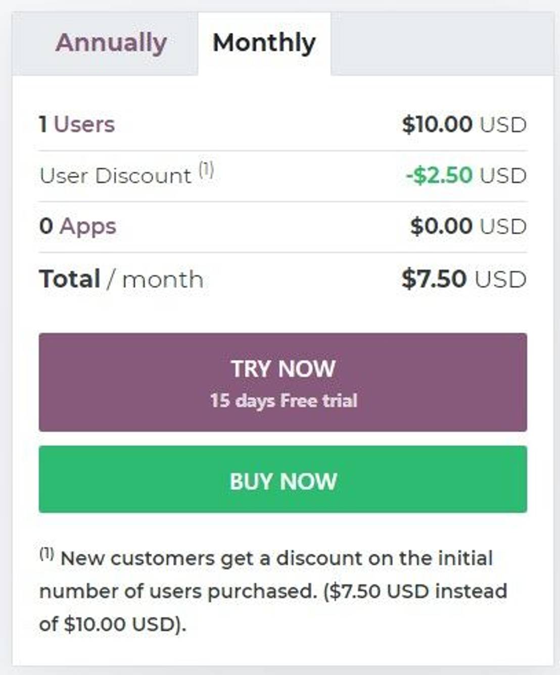 Odoo ERP Pricing: Cost and Pricing plans