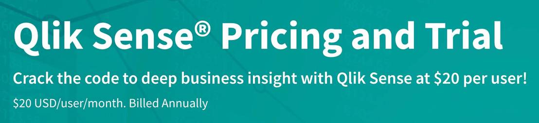 Qlik Sense Pricing: Cost and Pricing plans