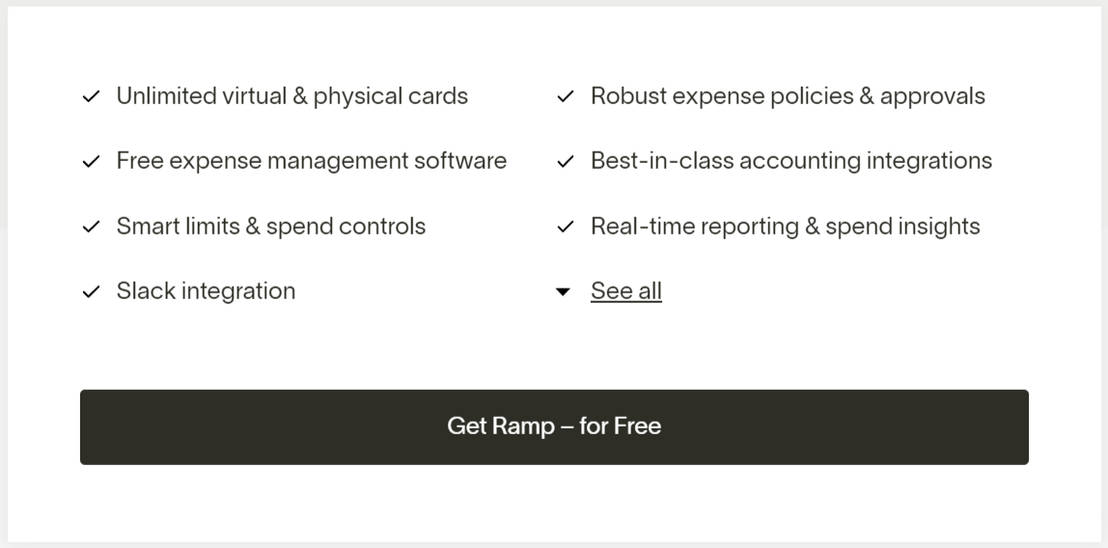 Ramp Pricing, Reviews and Features (March 2023) - SaaSworthy.com