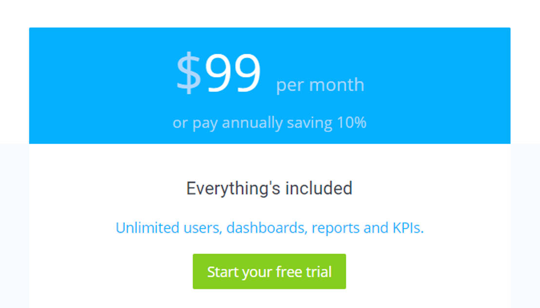 SimpleKPI Pricing, Reviews and Features (July 2023) - SaaSworthy.com