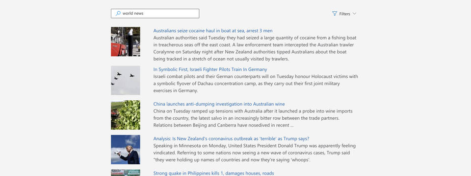Microsoft Bing News Search API Pricing, Reviews and Features (April ...
