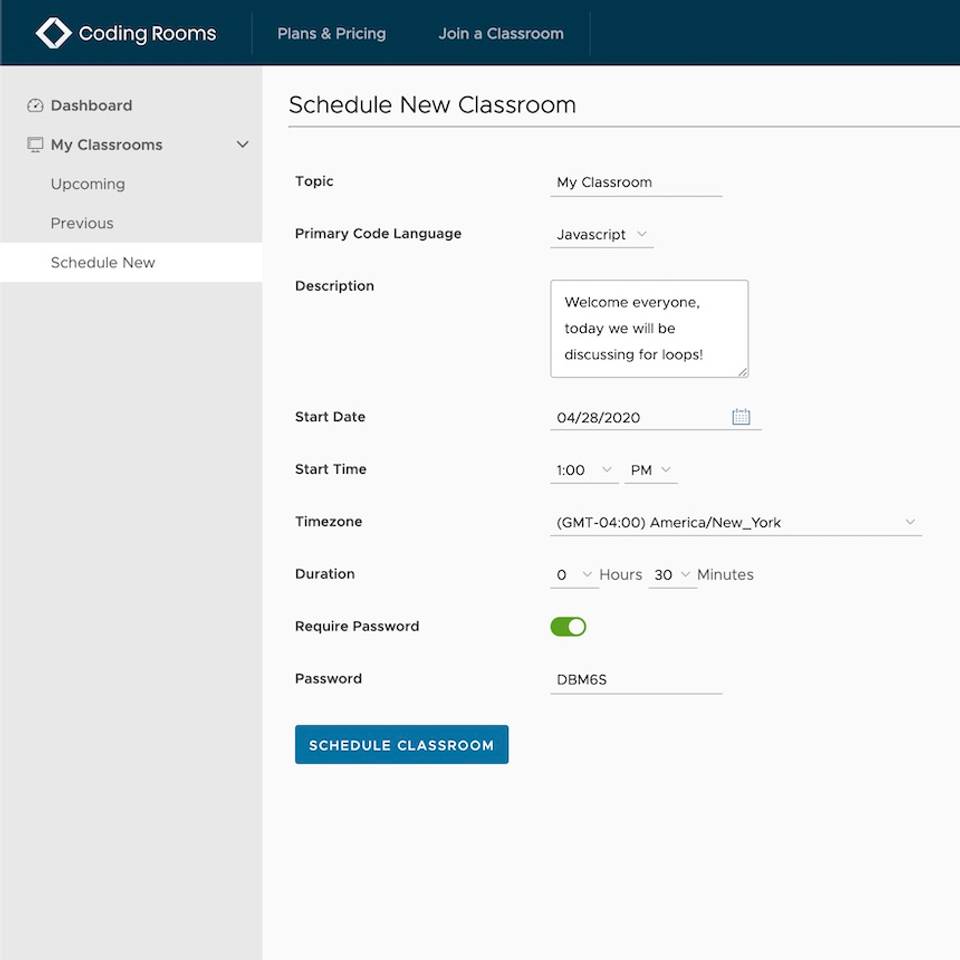 Coding Rooms Pricing, Reviews and Features (June 2023) - SaaSworthy.com