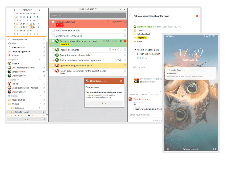 LeaderTask Pricing, Reviews and Features (September 2023) - SaaSworthy.com