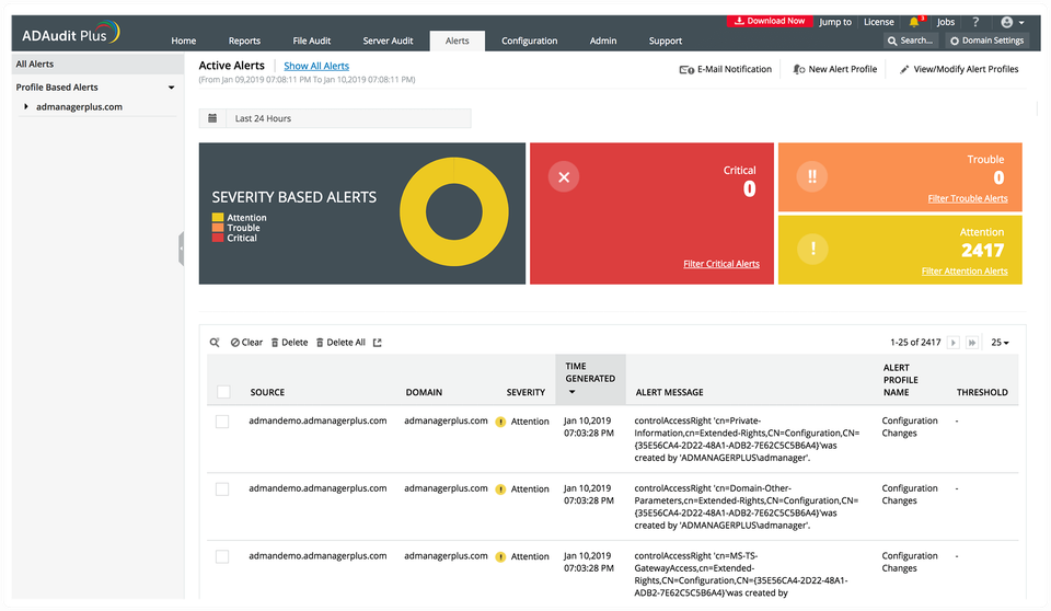 ManageEngine ADAudit Plus Pricing, Reviews and Features (October 2022 ...