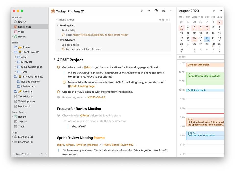 NotePlan Pricing, Reviews and Features (December 2023) - SaaSworthy.com