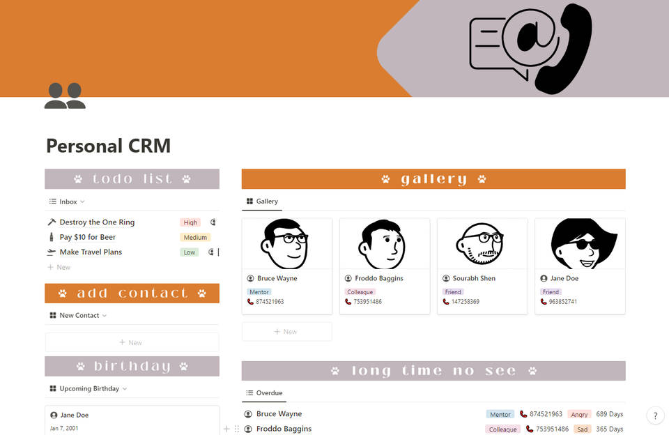 Notion Personal CRM Pricing, Reviews and Features (March 2023) - SaaSworthy.com