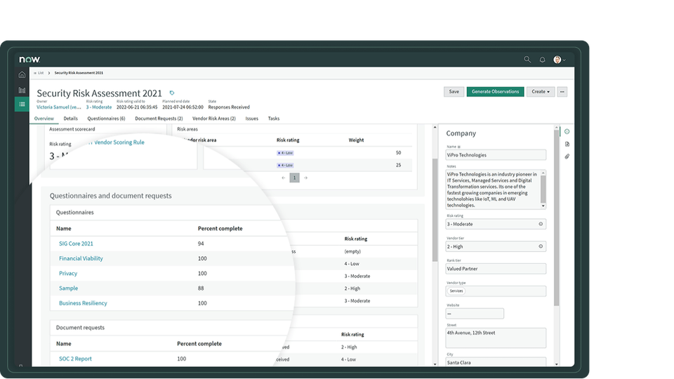 ServiceNow Vendor Risk Management Pricing, Reviews and Features ...