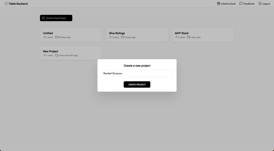 Table Backend Pricing, Reviews and Features (June 2023) - SaaSworthy.com