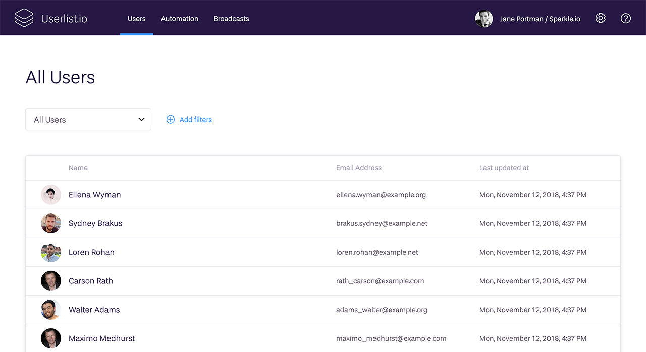 Userlist Pricing, Reviews and Features (February 2021) - SaaSworthy.com