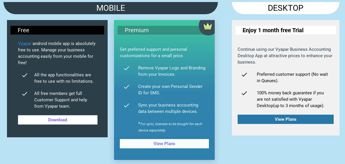 Vyapar Pricing, Reviews and Features (May 2020) - SaaSworthy.com