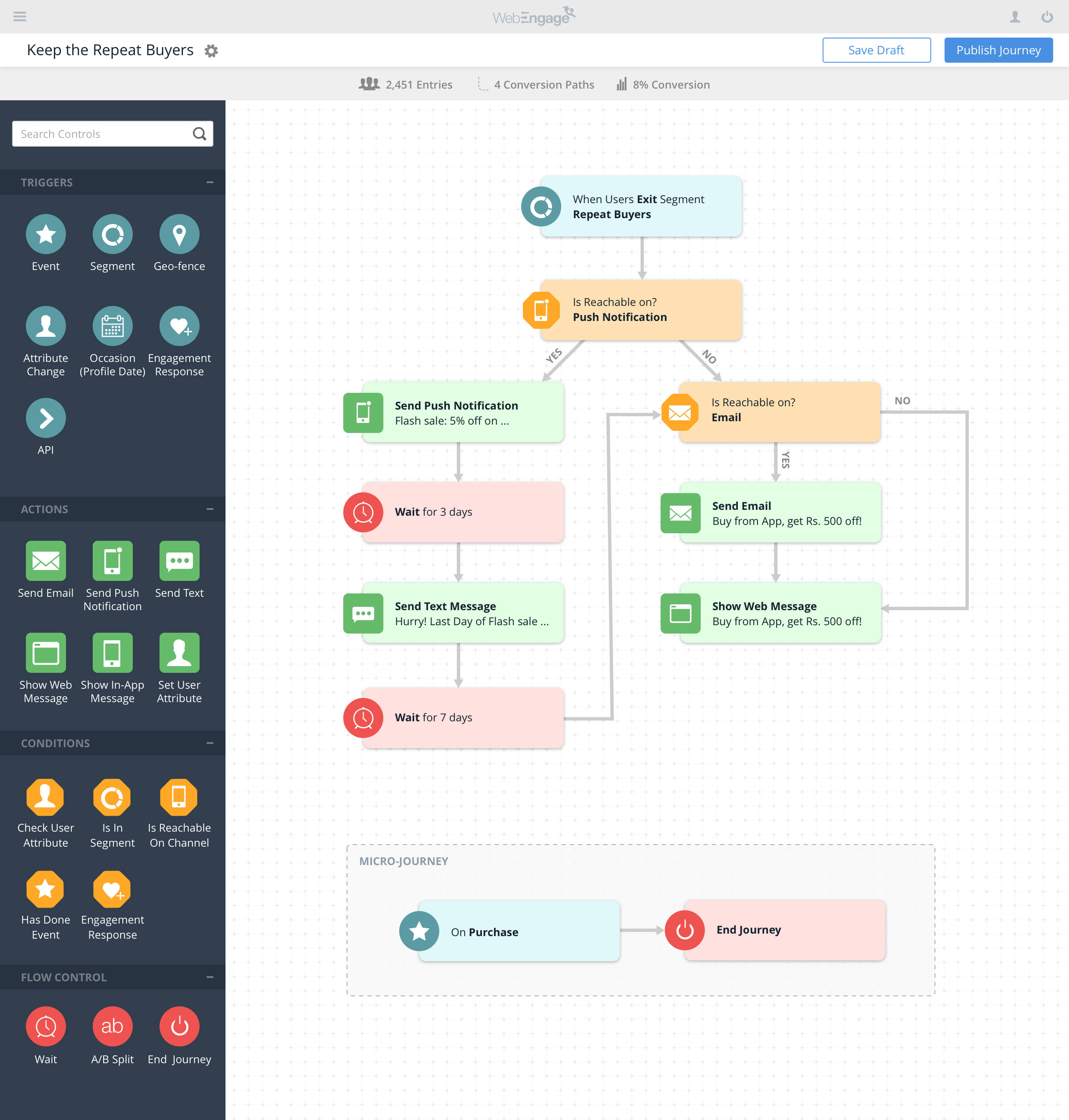 WebEngage Pricing, Reviews and Features (September 2019) - SaaSworthy.com