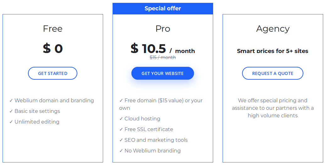 Weblium Pricing, Reviews and Features (June 2020) - SaaSworthy.com