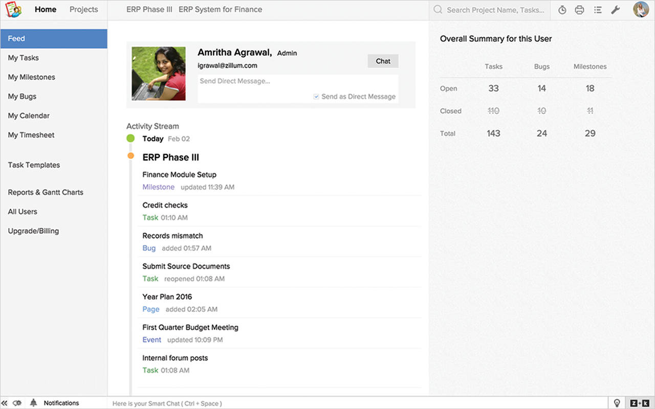 Zoho Projects Pricing, Reviews and Features (August 2019) - SaaSworthy.com